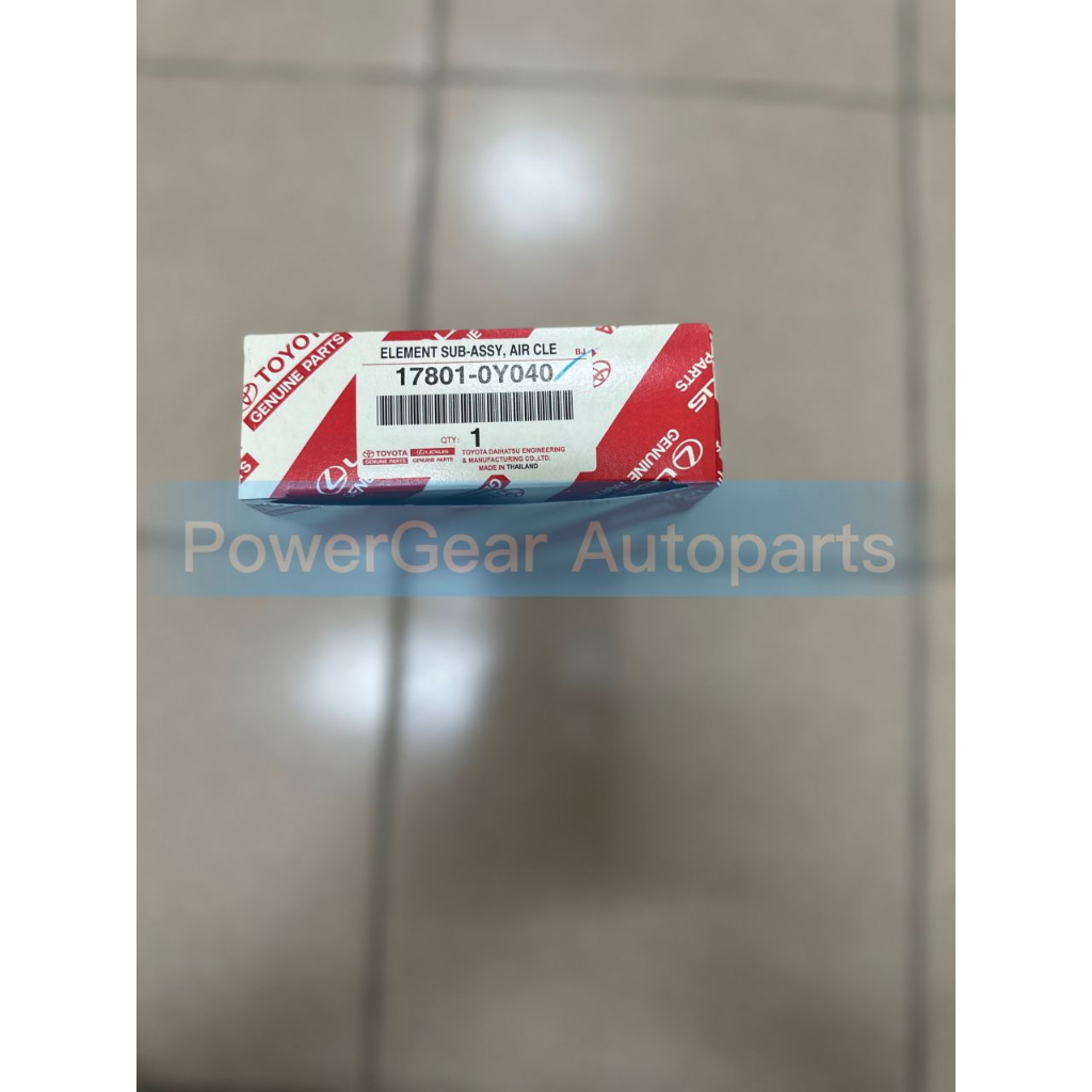 GENUINE TOYOTA VIOS/RUSH/AVANZA AIR FILTER ASSY 17801-0Y040 | Shopee ...