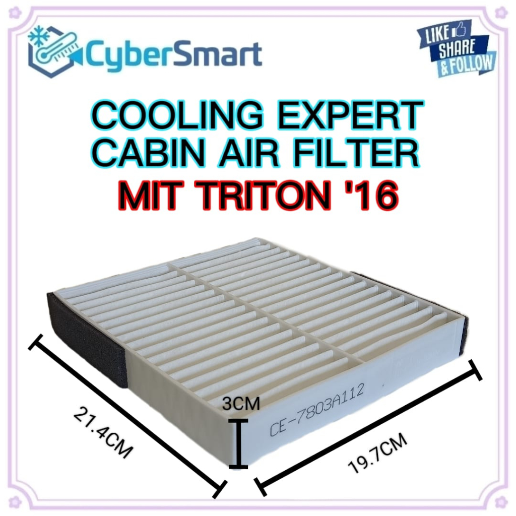 MITSUBISHI TRITON 2016' Cabin Air Filter (CE) | Shopee Malaysia