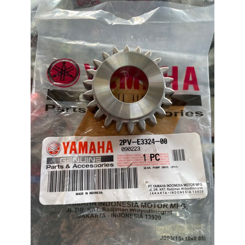 YAMAHA Y15ZR/FZ150 OIL PUMP GEAR 💯 ORIGINAL | Shopee Malaysia