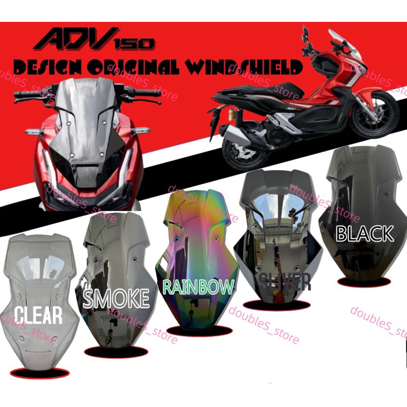 HONDA ADV 150 ADV160 NEW DESIGN ORIGINAL WINDSHIELD VISOR | Shopee Malaysia