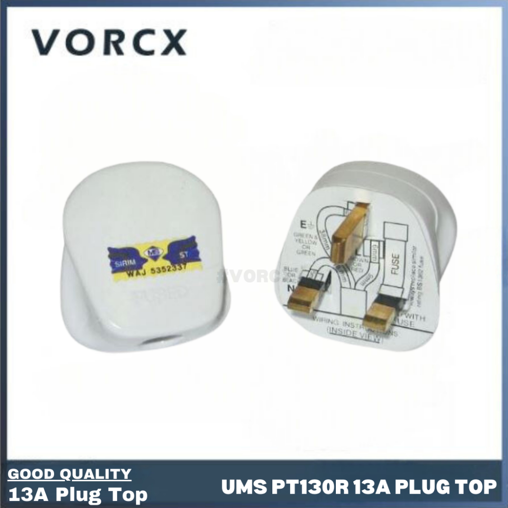 UMS PT130R 13A Plug Top w/ SIRIM | Shopee Malaysia