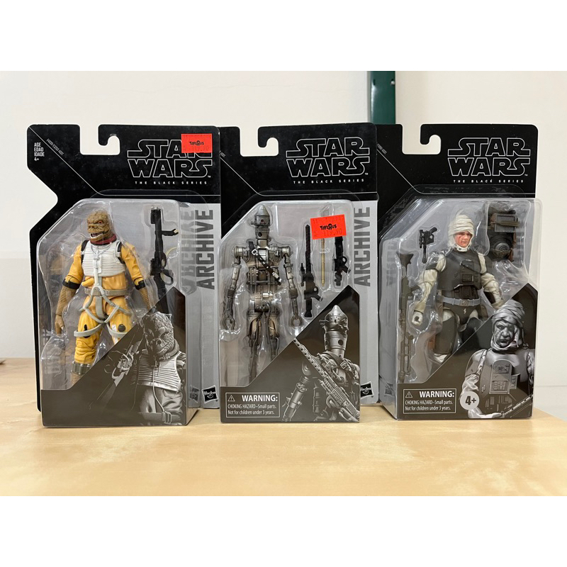 Star Wars Archive Bossk Ig-88 Dengar Bounty Hunter The Black Series 6 ...