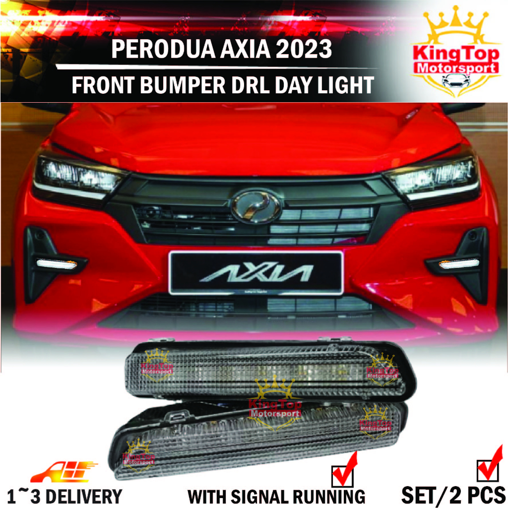 PERODUA AXIA SE AV 2023 NEW DRL LED DAYLIGHT RUNNING LIGHT FOG LAMP ...