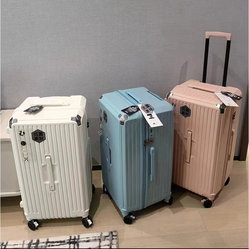 【Ready Stock】 24/28/30 inch Pure PC Anti-theft zip Material Hard case ...