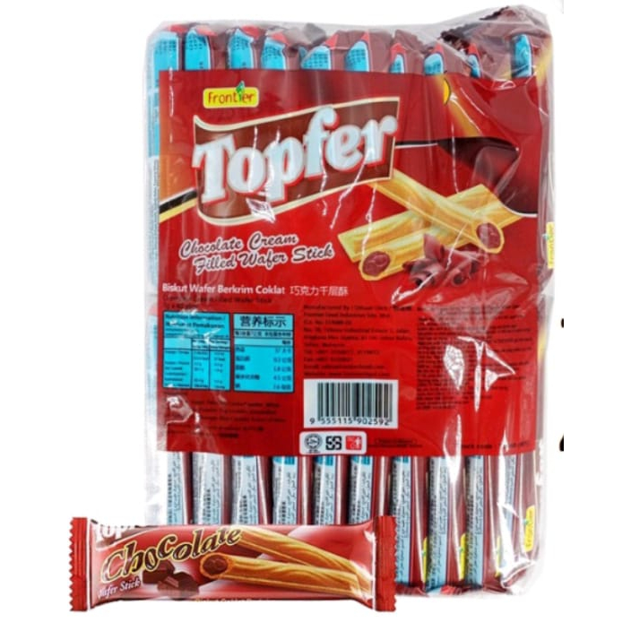 Frotier Topfer Chocolate Cream Filled Wafer Stick 7g x 40pkts KM119 ...