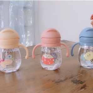 Kids Straw Anti-Split Drinking Water Bottle / Botol Air Budak Comel ...
