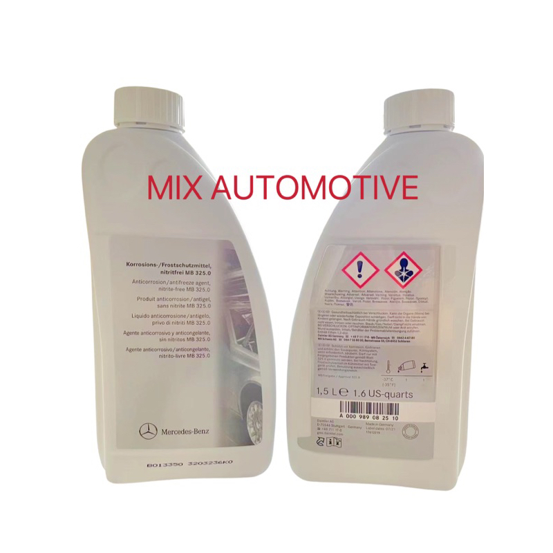 100% MERCEDES COOLANT MADE IN GERMANY A000989082510 READY STOCK A 000 ...