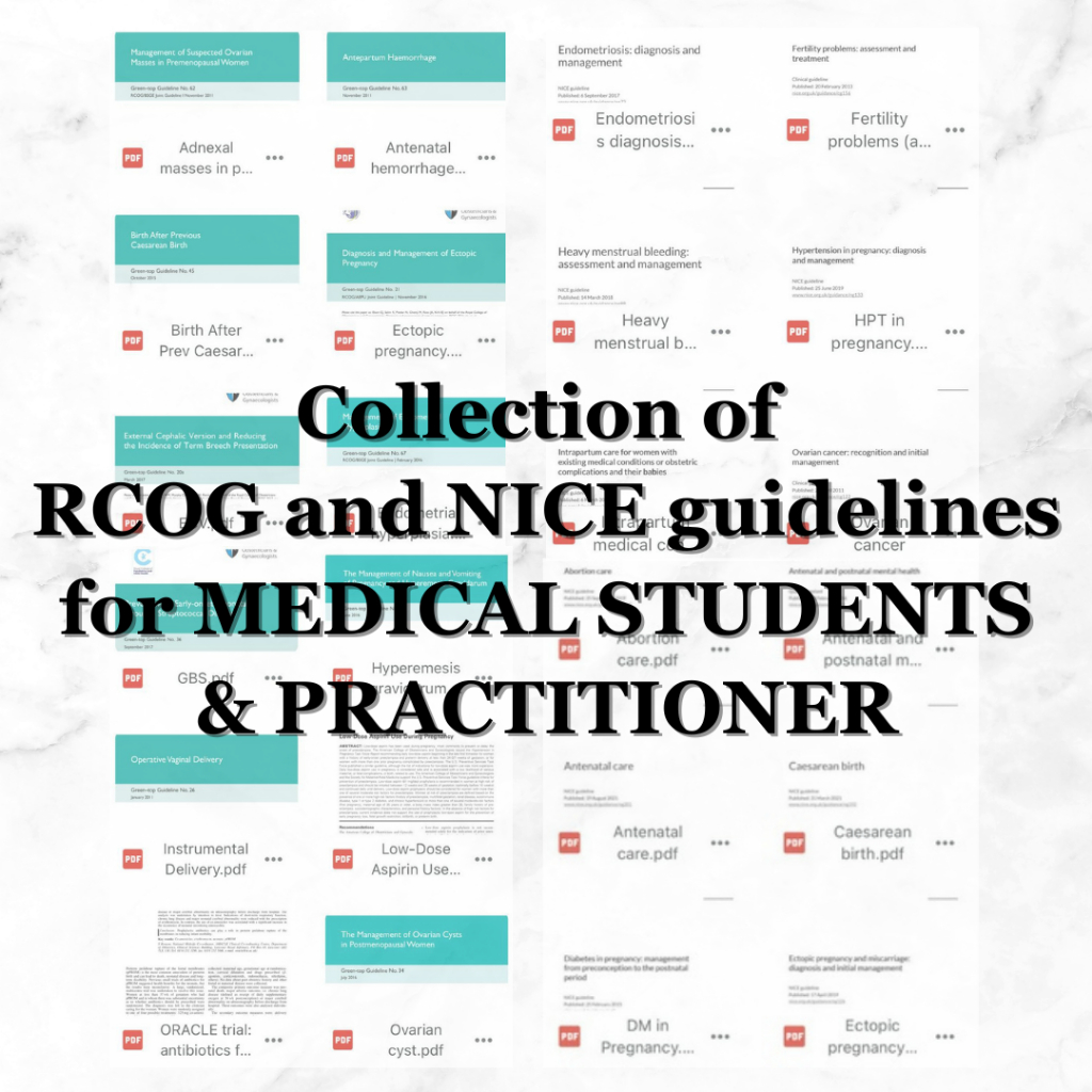 Rcog And Nice Guidelines Of Obstetric And Gynaecology Shopee Malaysia