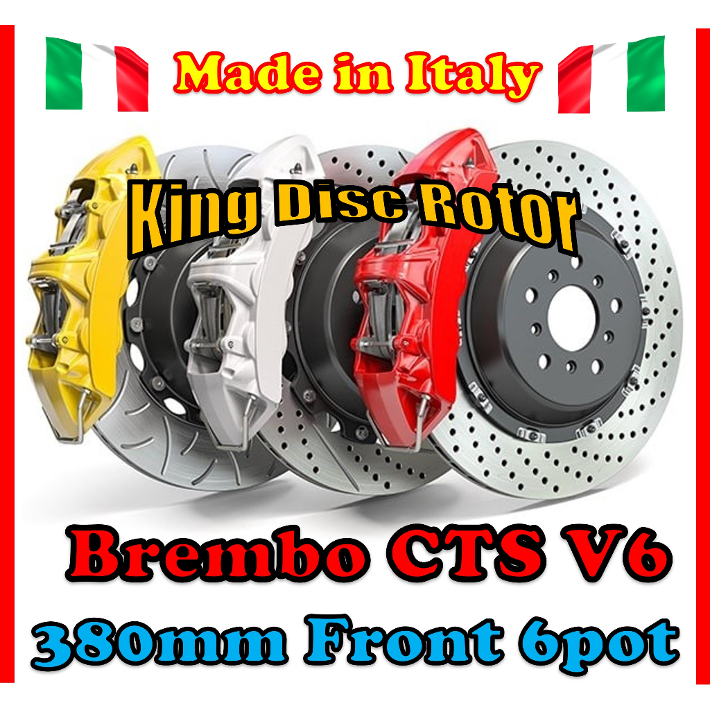 Brembo CTS V6 Front 6pot 380mm Caliper / Kaliper Depan 380mm | Shopee Malaysia