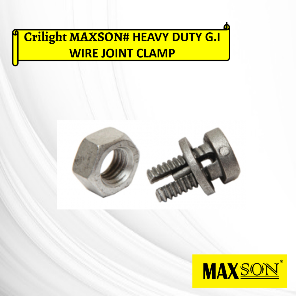 Crilight Maxson Heavy Duty G.I Wire Joint Clamp (100 PCS) | Shopee Malaysia