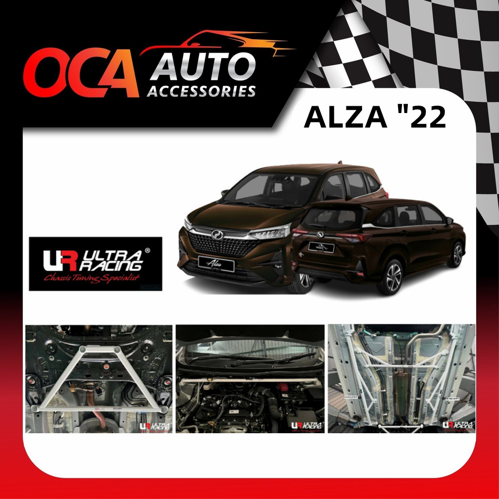 Perodua Alza W150 Gen2 "2022+ Ultra Racing Bar Safety Bar Front Strut ...