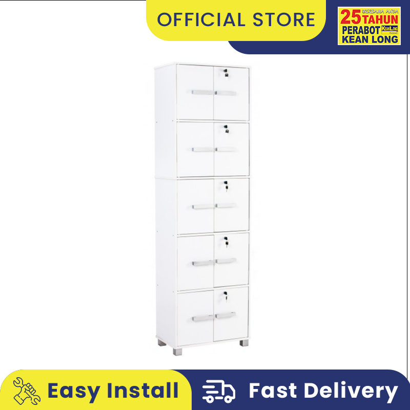 KLSB 10 Door Storage Cabinet with Lock /5 Tier Locker Cabinet ...