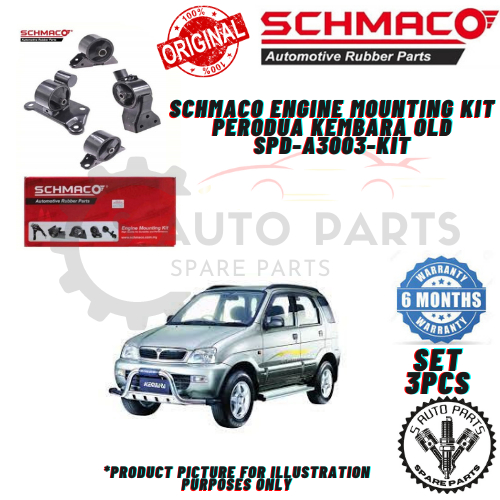PERODUA KEMBARA OLD (AUTO) SCHMACO ENGINE MOUNTING (SET) | Shopee Malaysia