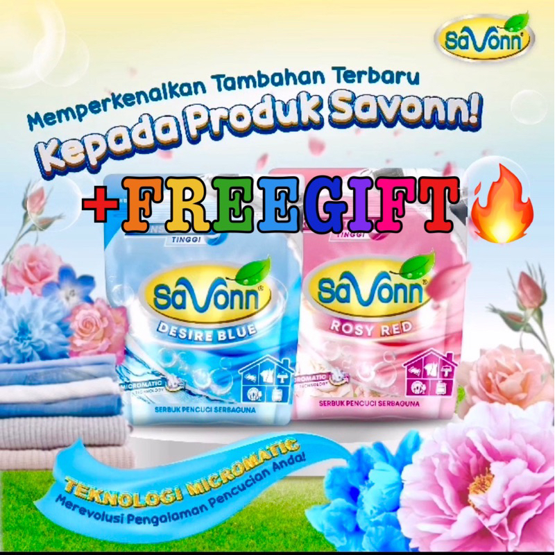 🔥 🔥 SABUN SAVONN MAGIC 2 PACK (+FREE GIFT)🔥 🔥 | Shopee Malaysia