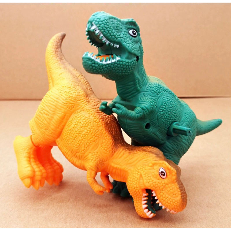 Dinosaur Toy | Cute Animal Bouncing Wind up Clockwork Spring Dino Kids ...