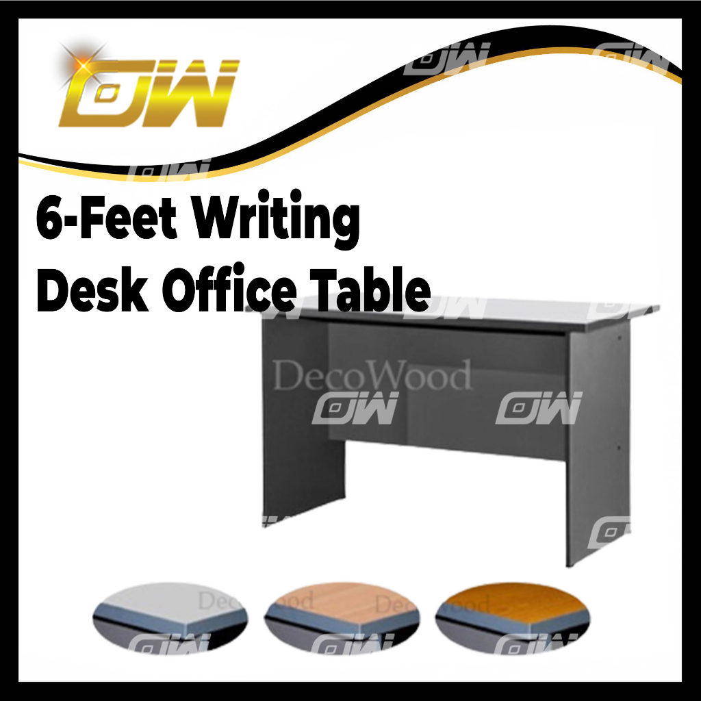 6-Feet Writing Desk Office Table Study Table Office Table Office Desk ...