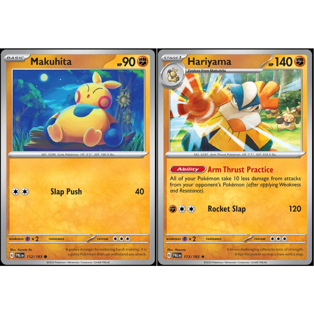 Pokemon TCG: Paldea Evolved - Makuhita / Hariyama | Shopee Malaysia