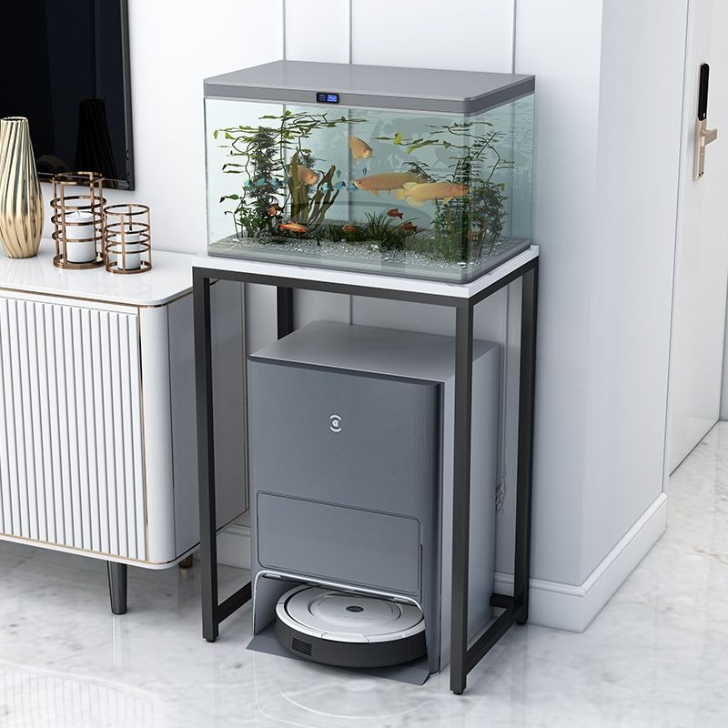 Storage Rack Living Room Flower Rack Iron Fish Tank Rack Mop Sweeping ...