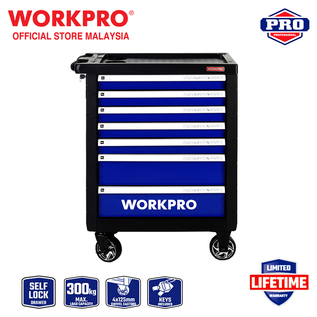 WORKPRO 7-Drawer Roller Cabinet (Without Drawer Set) | Shopee Malaysia