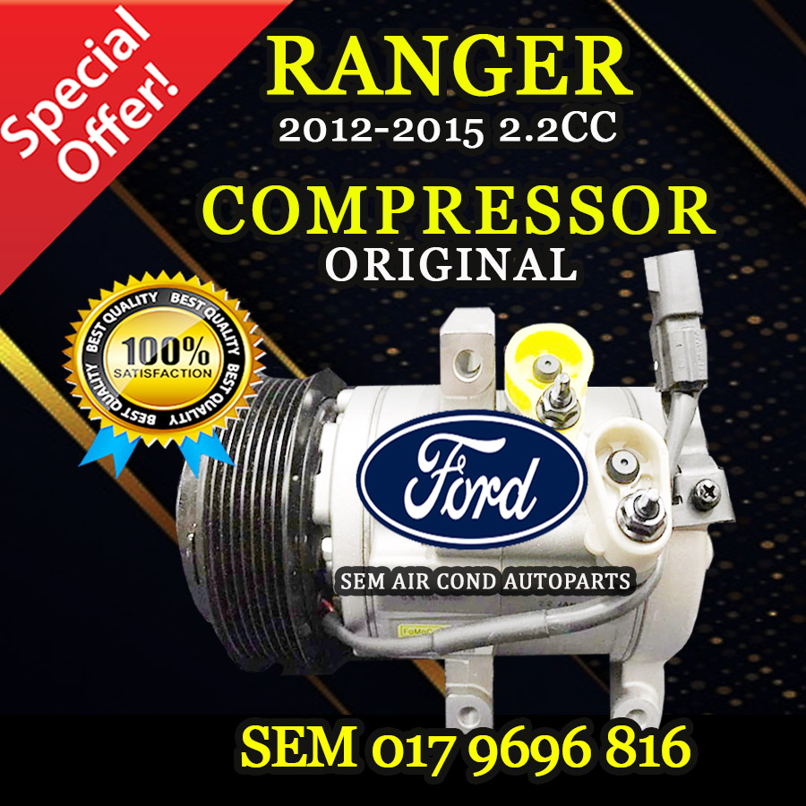 FORD RANGER T6 2012-2015 YEAR 2.2CC 7PK ORIGINAL COMPRESSOR (CAR ...