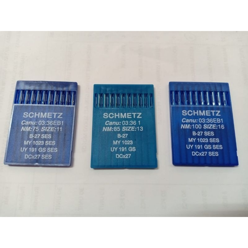 (SCHMETZ) Jarum mesin jahit tepi/ Needle overlock sewing machine | Shopee Malaysia