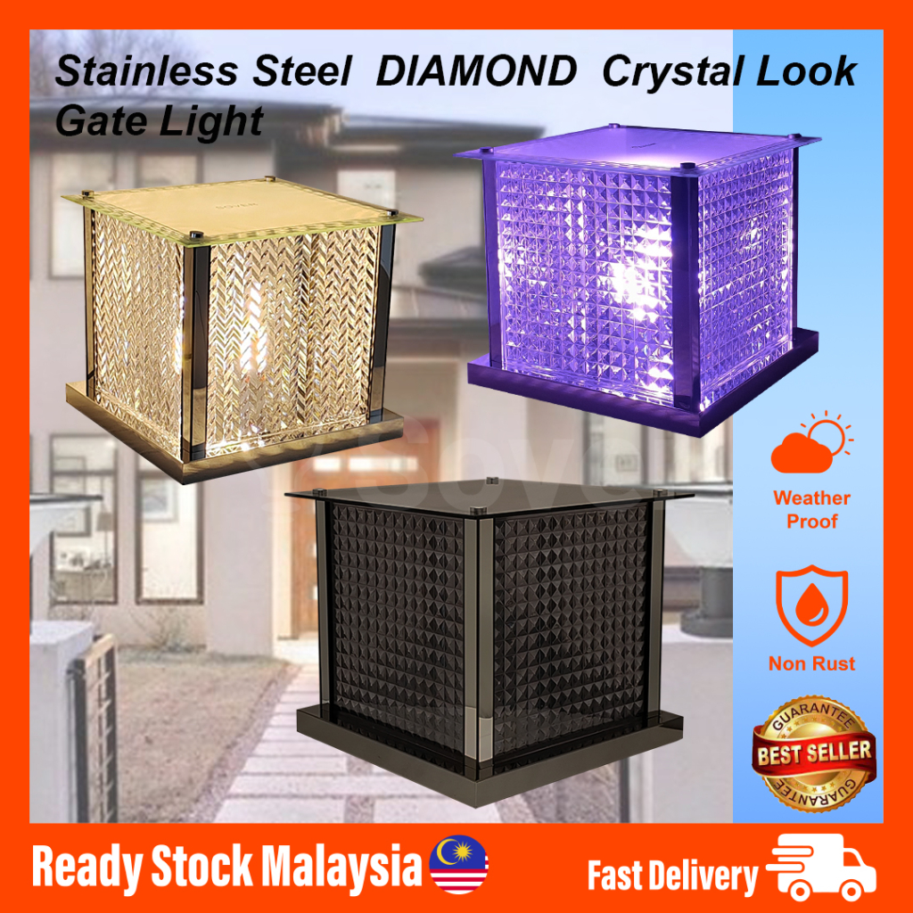 NEW NON RUST Stainless Steel LED DIAMOND Crystal Look 200, 250, 300 ...