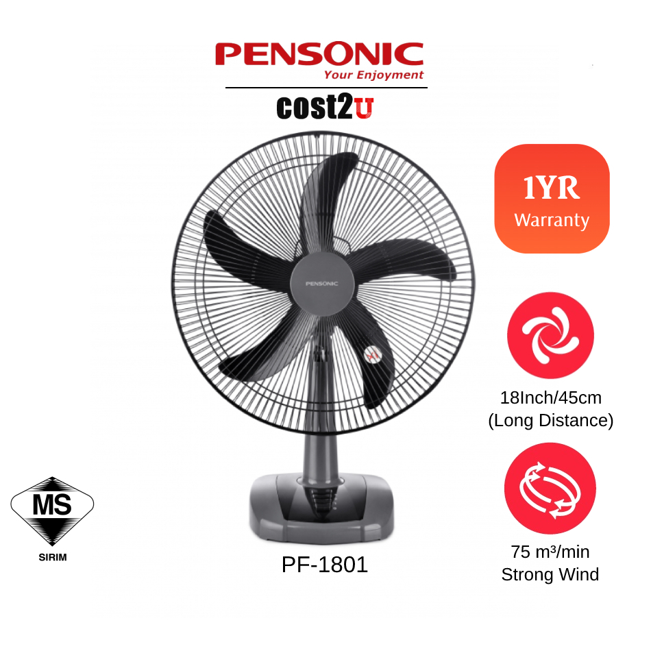 [TOP SALE] Panasonic 16"/40cm Strong Wind Table Fan | F-MN404 FMN404 (Kipas Meja Kipas Sejuk ...