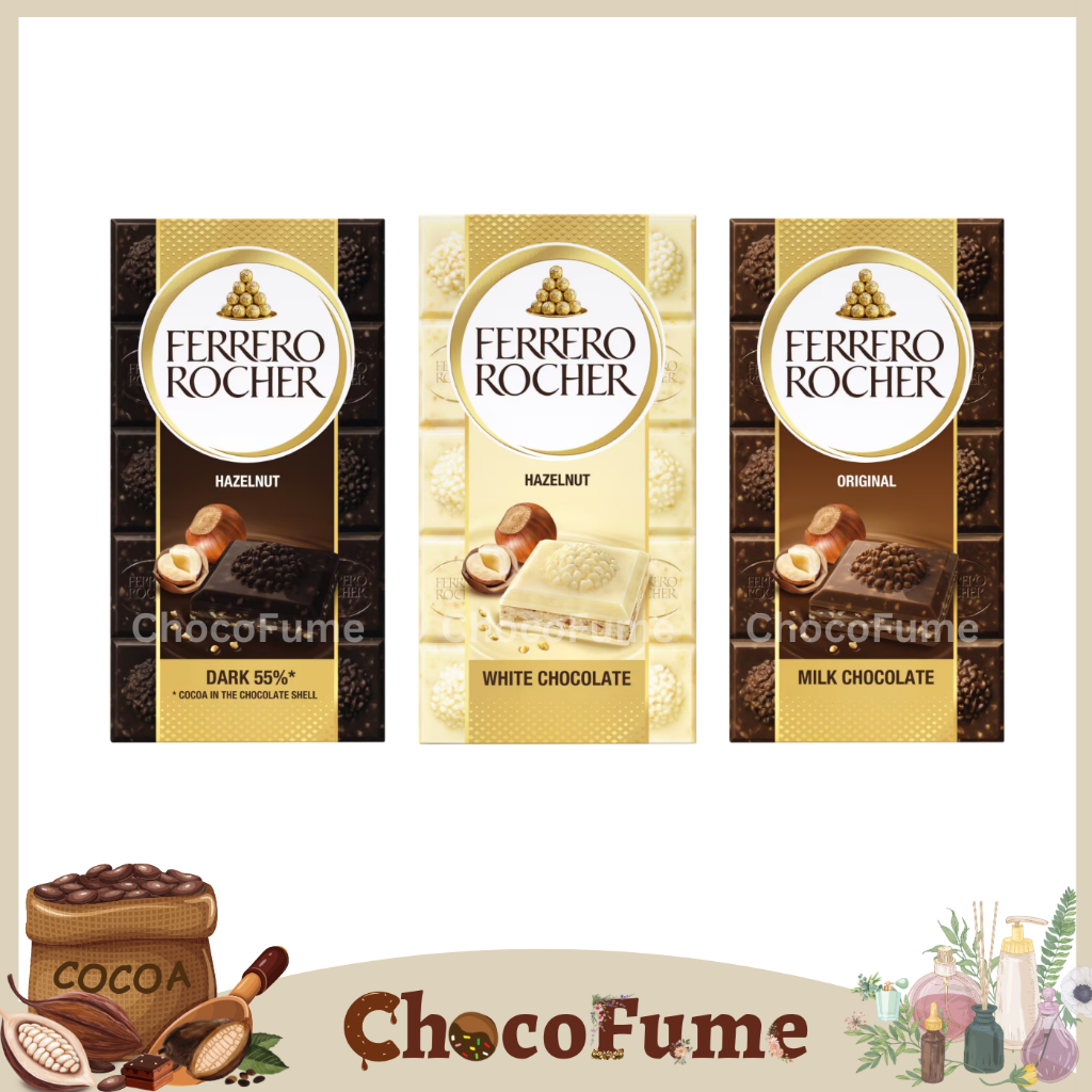 Ferrero Rocher Chocolate Bar 90g | Shopee Malaysia