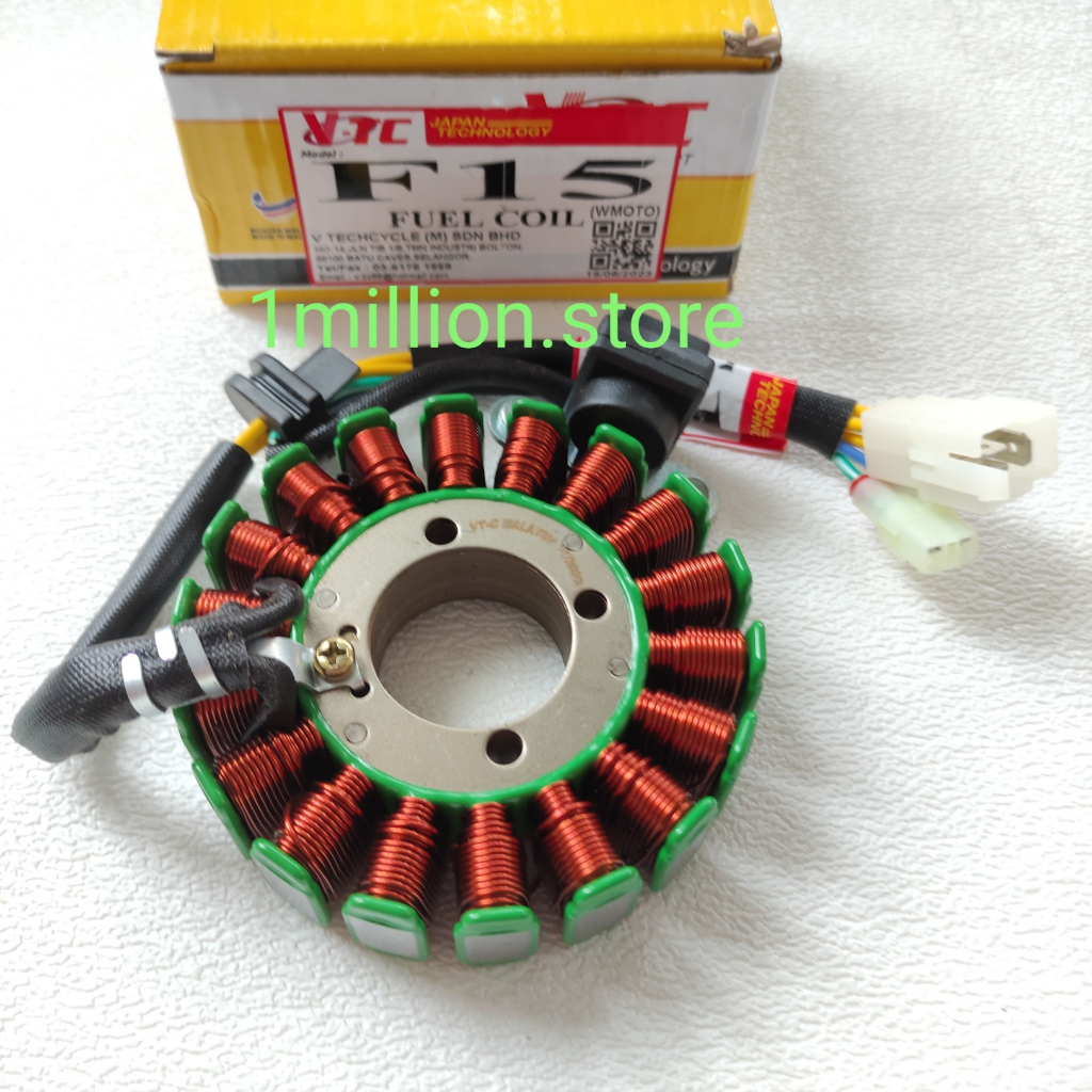 VTC FUEL COIL MAGNET STARTER COIL WMOTO F15 | Shopee Malaysia