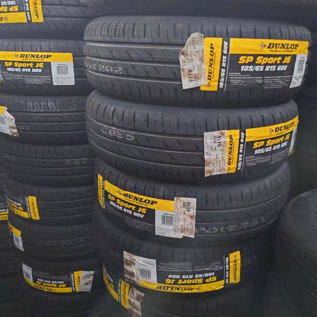 185/65R15 DUNLOP TYRE SP SPORT J6 TAYAR YEAR:2025 | Shopee Malaysia