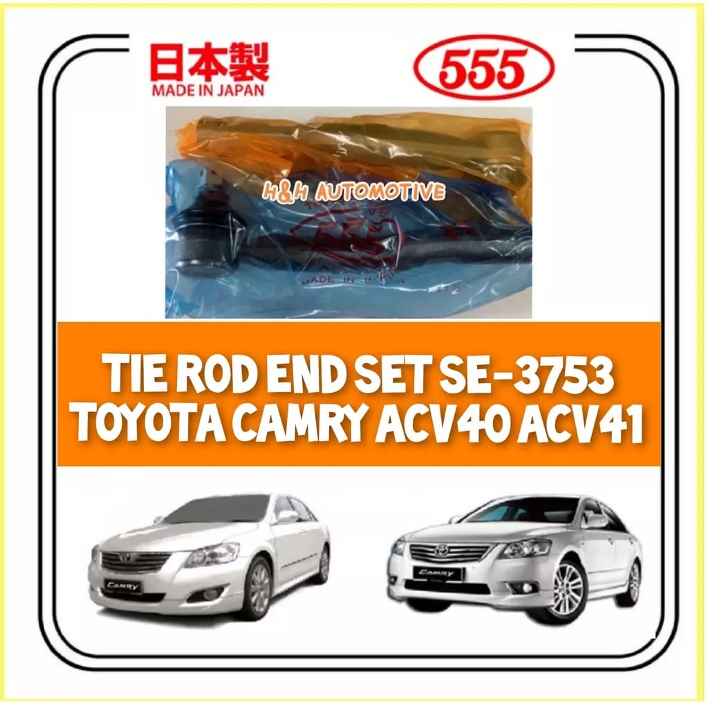 555 Japan Tie Rod End Set for Toyota Camry ACV40 ACV41 | Shopee Malaysia