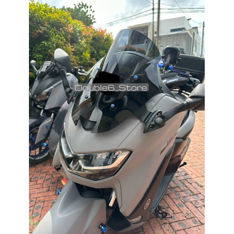 Screw Visor Titanium for NMAX V1 NMAX V2 XMAX ADV Windshied Skru Visor ...