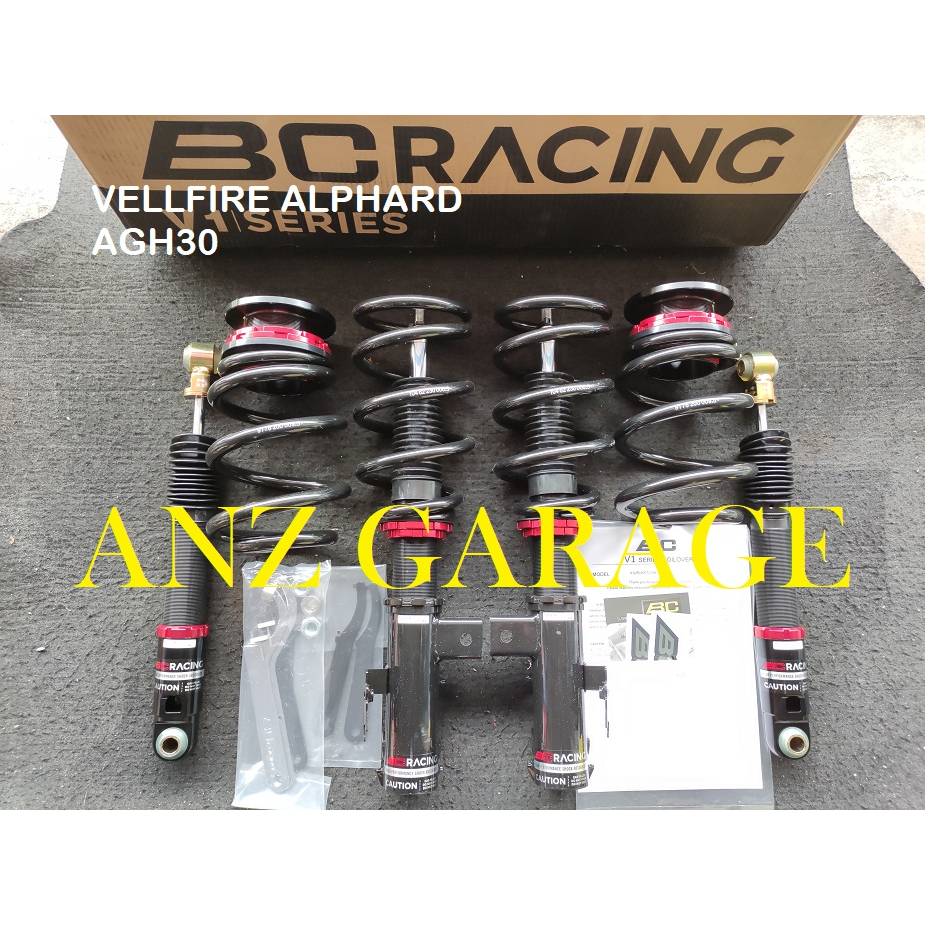 TOYOTA VELLFIRE ALPHARD AGH30 GGH30 BC RACING V1 Adjustable Absorber - COILOVER | Shopee Malaysia