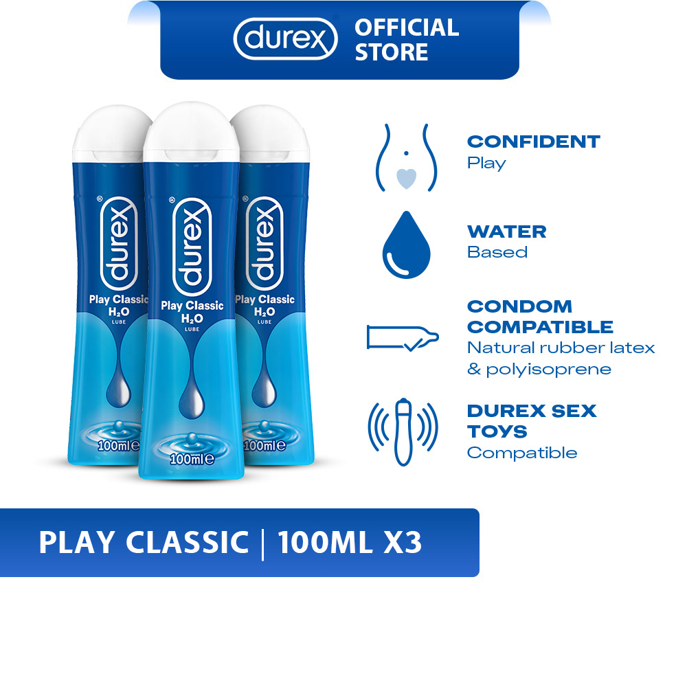 Durex Play Classic Lube Lubricant Gel 100ml X 3 Shopee Malaysia