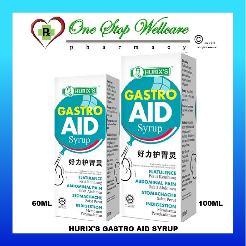 HURIX'S GASTRO AID SYRUP 60ML / 100ML | Shopee Malaysia