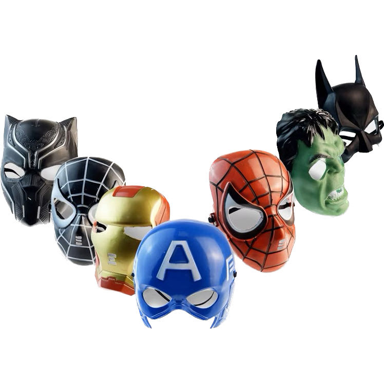 Cosplay Mask Avengers BlackPanther Spiderman Iron Man Thor Hulk ...
