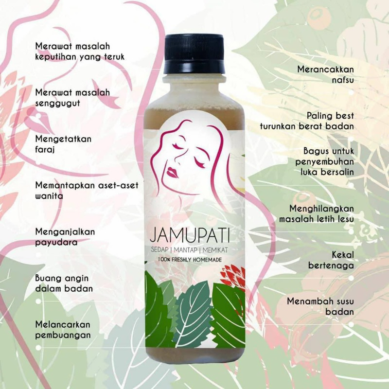 JUS JAMU PATI HOMEMADE 💯 | Shopee Malaysia