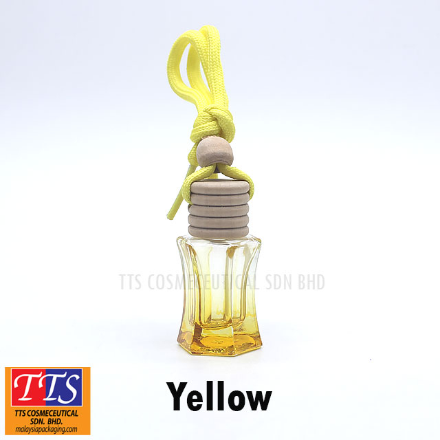 [50 Pcs]Color Hexagon 6ml Car Perfume Bottle Botol minyak wangi kereta ...