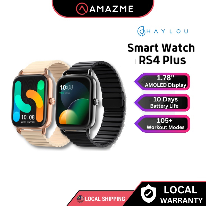 Haylou RS4 Plus Smart Watch | Shopee Malaysia