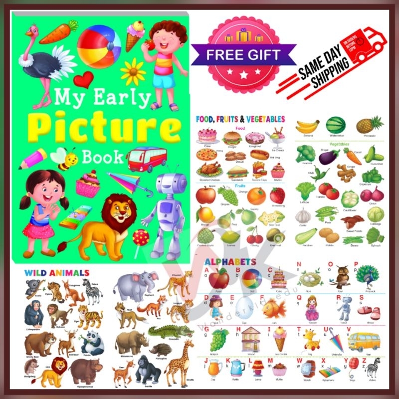 Mind to Mind My Early Picture Book | Buku Bergambar Kanak Kanak | My ...