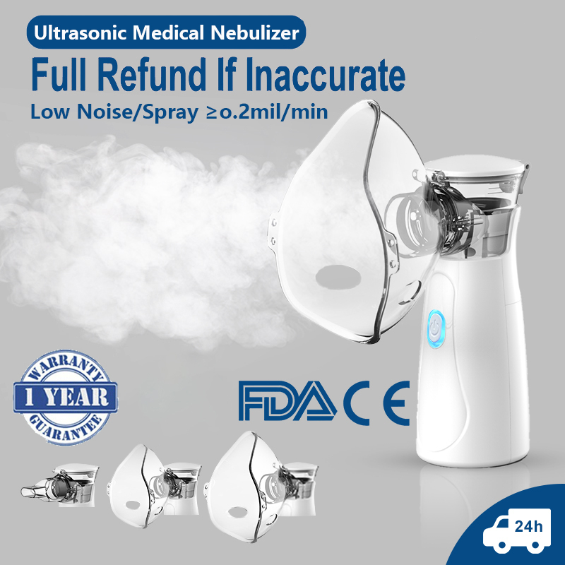 Ultrasonic Portable Nebulizer Handheld Kids Adult Atomizer Inhaler ...