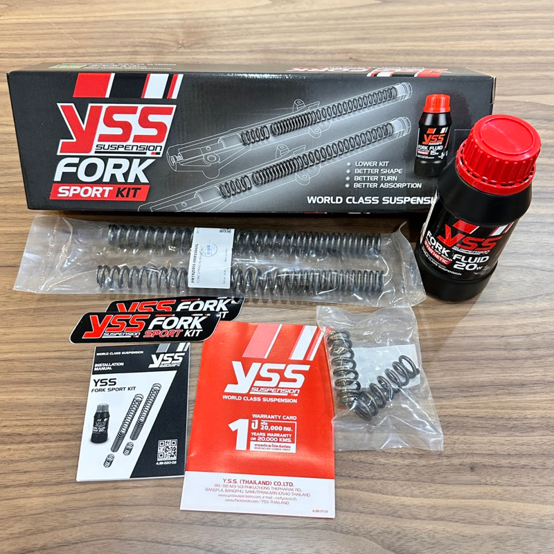 Original YSS Fork Sport Kit Front Load Kit 1.5 Inch Yamaha NVX155 Made ...