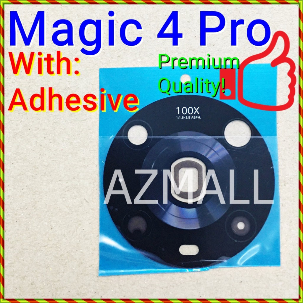 NEW ORI Rear Main Camera Lens Glass Cover with Frame Adhesive for Honor ...