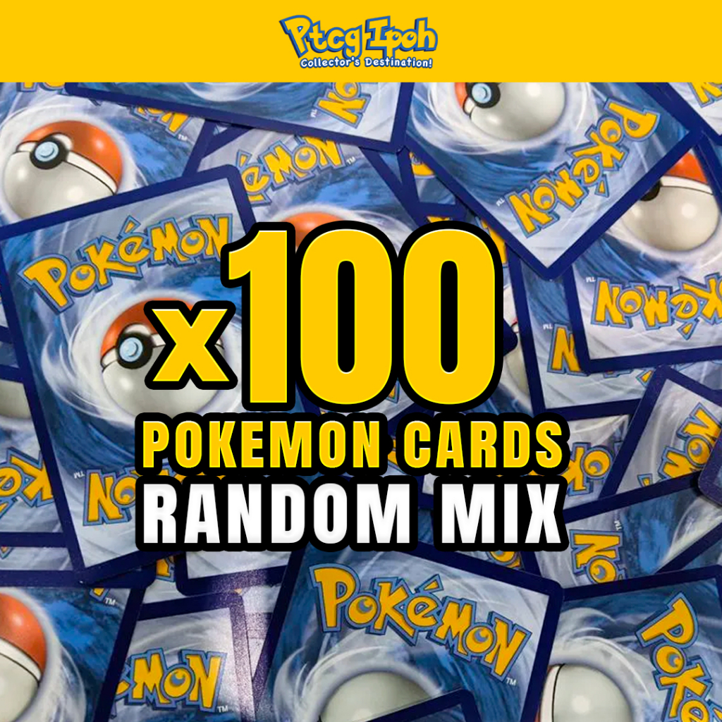 [PTCG] Pokemon TCG Bulk Cards : 100pcs Original Pokemon cards common ...