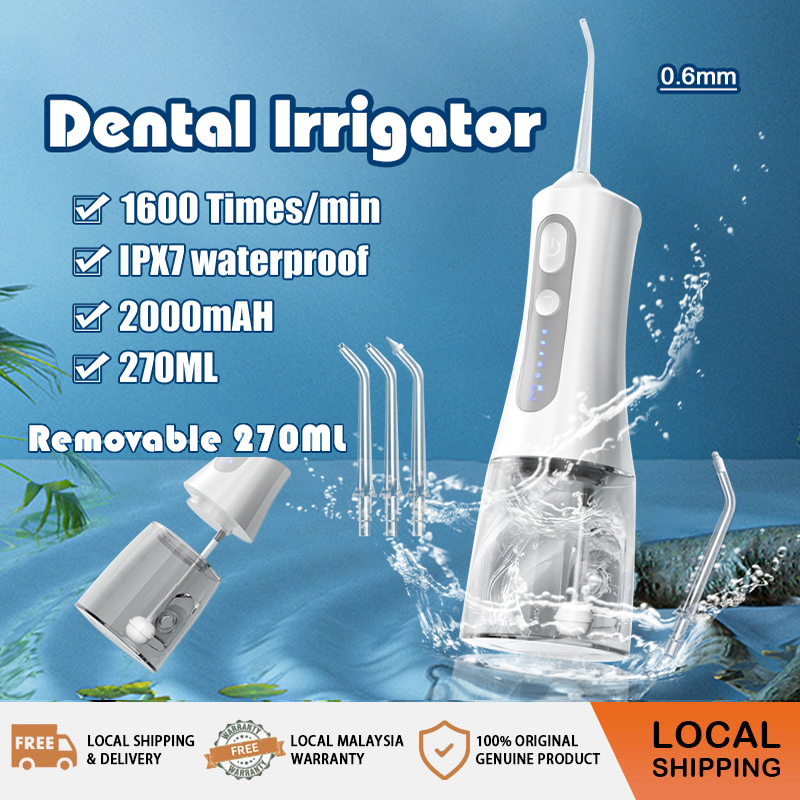 ENPULY Portable Oral Irrigator Water Flosser Dental Water Jet Tools ...