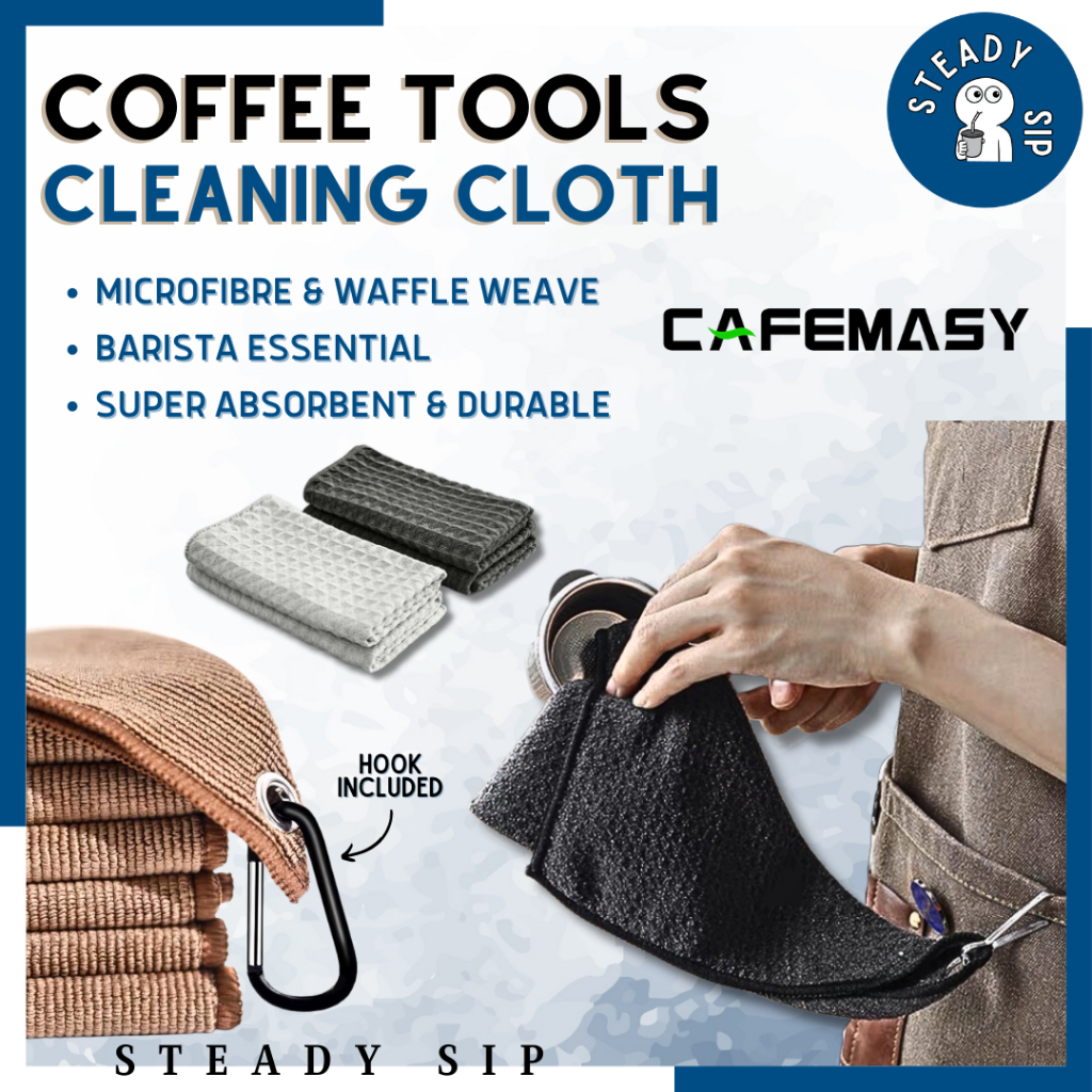 Steady Sip Coffee Machine Barista Microfiber Towel Soft Absorbent ...