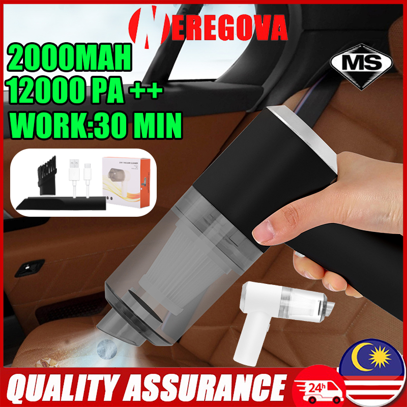 Ready Stock🚚Cordless Car Vacuum Cleaner 12000PA Mini Wireless Vacuum ...