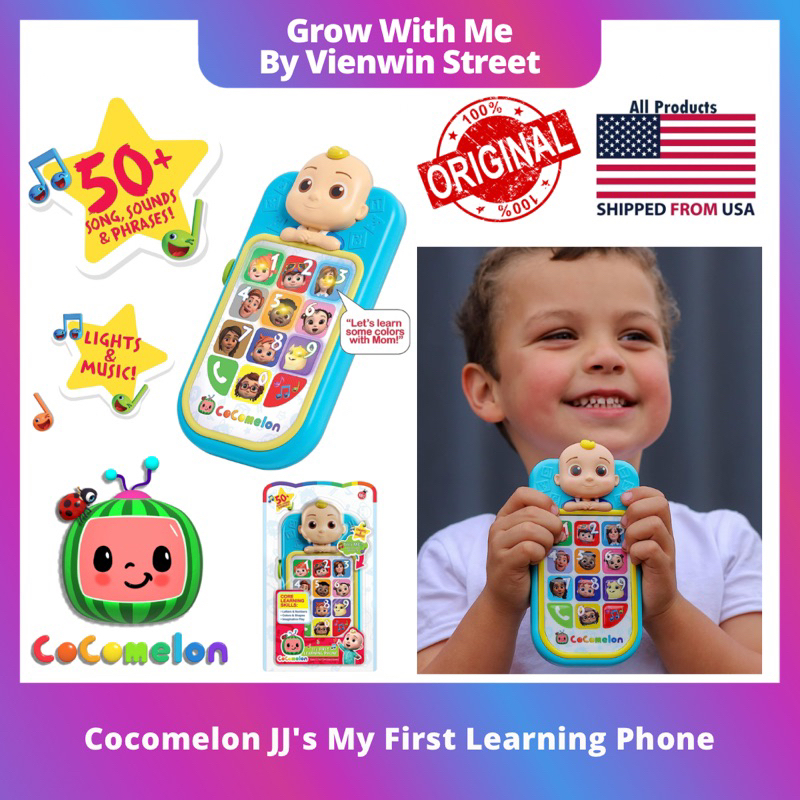 Cocomelon JJ's My First Learning Phone |Kids Baby Education Toys Songs ...