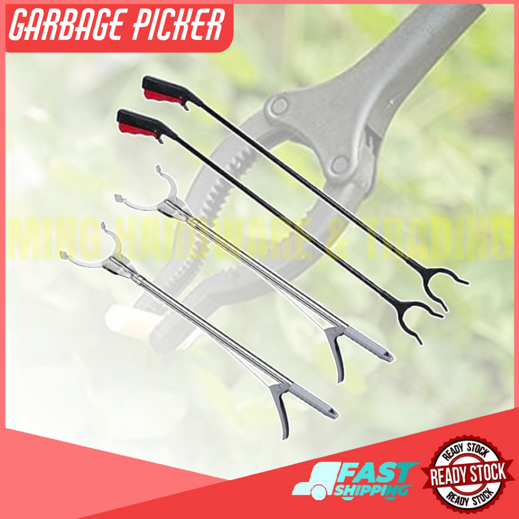 GARBAGE PICK UP PICKER CLIP PLIERS TOOLS HAND/PENYEPIT SAMPAH | Shopee ...