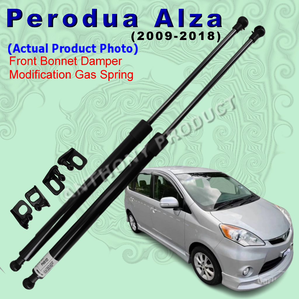 Perodua Alza 2009-2018 Front Bonnet Lifter Gas Spring (1 Set 2 Pieces ...
